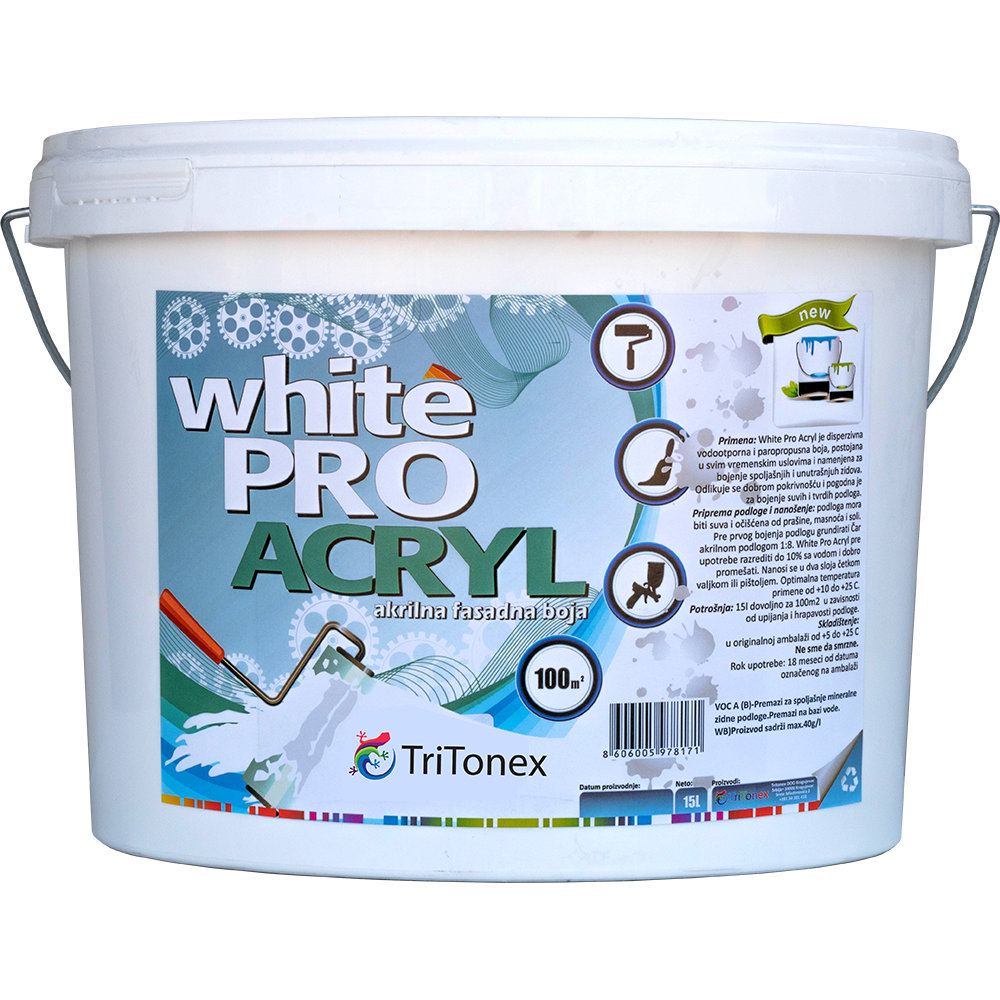Tritonex: White Pro Acryl